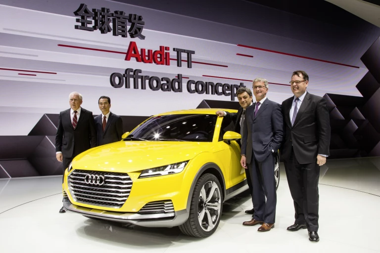 Audi transforms the TT coupe into a 123-mpg plug-in off-roader
