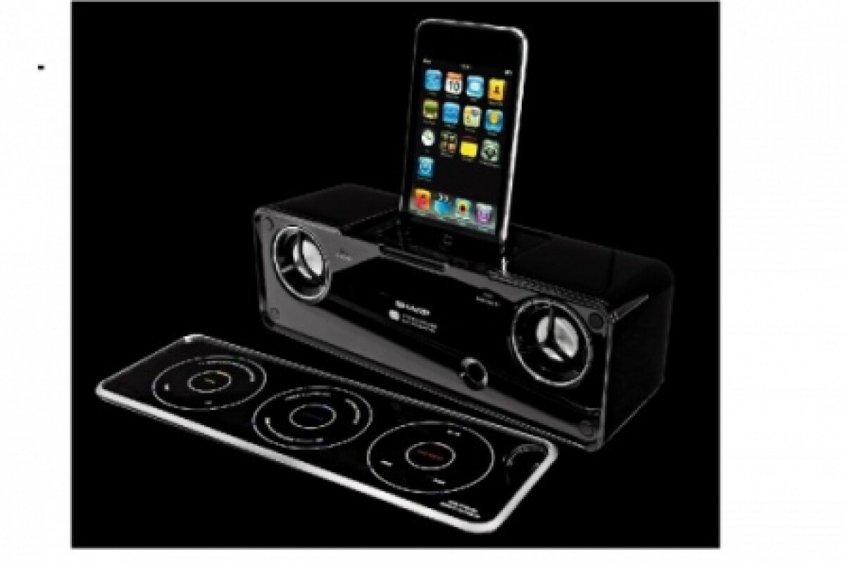 Sharp DK-AP8 docking system adds the right touch