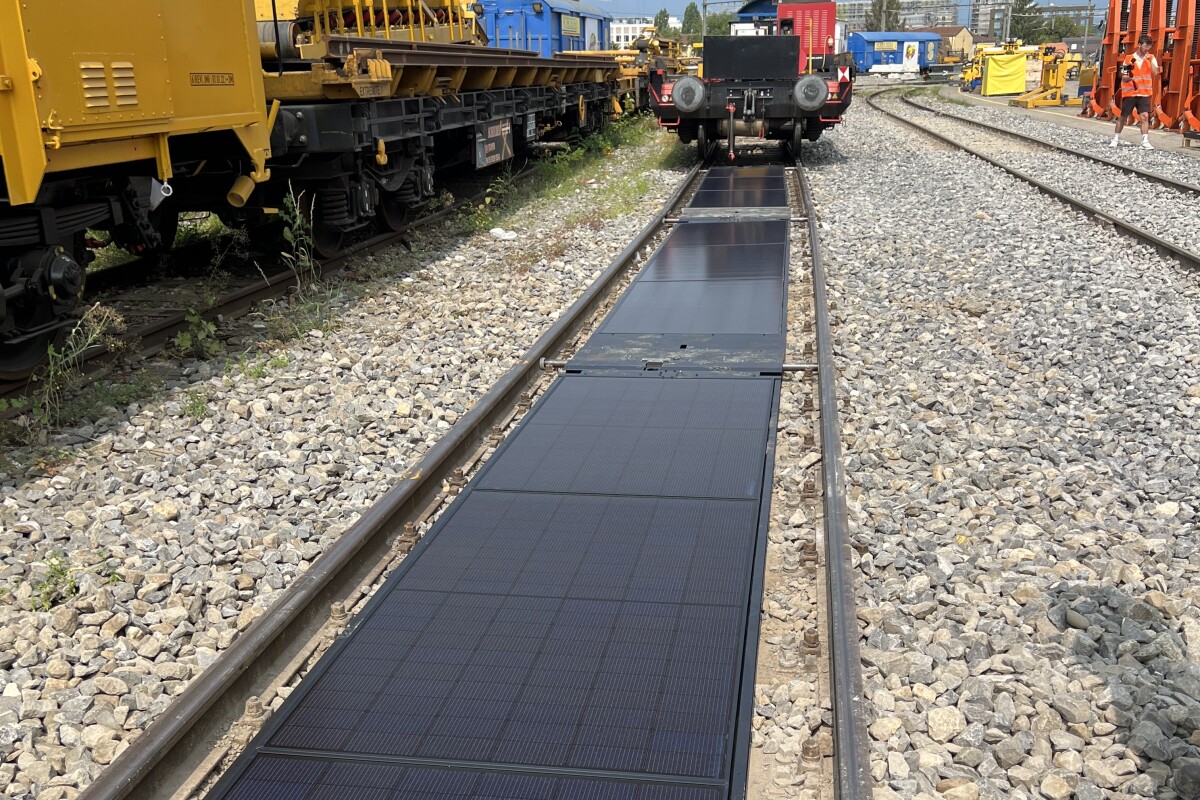 Solar power project hits the rails with between-track panel pilot