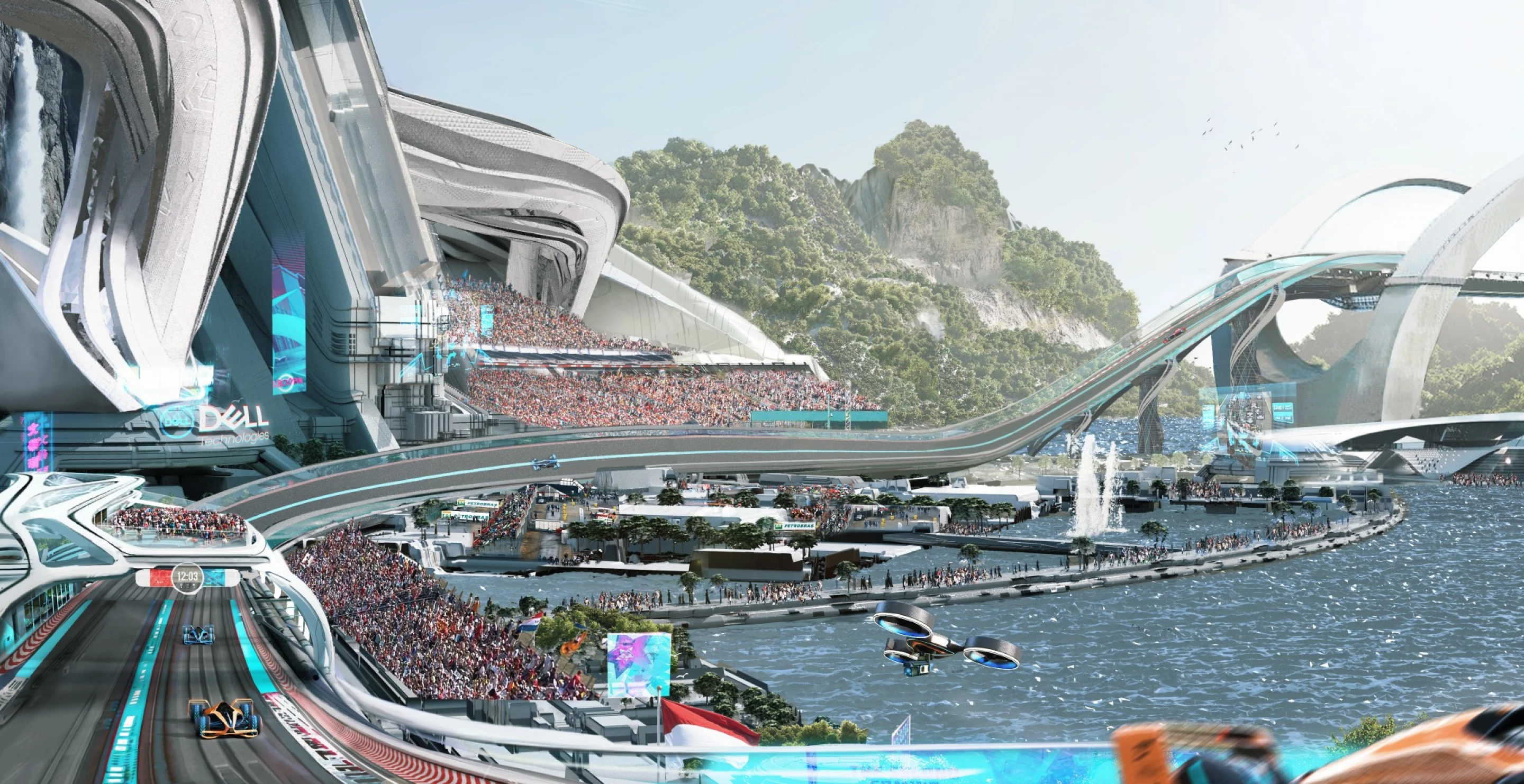 The future of motorsport: McLaren's vision for all-electric Formula One ...