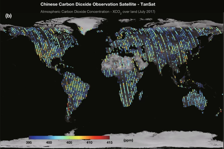 TanSat delivers first global map of atmospheric CO2
