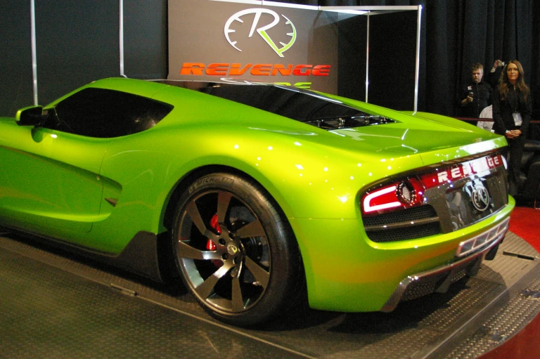 Revenge Verde supercar - not just green in color