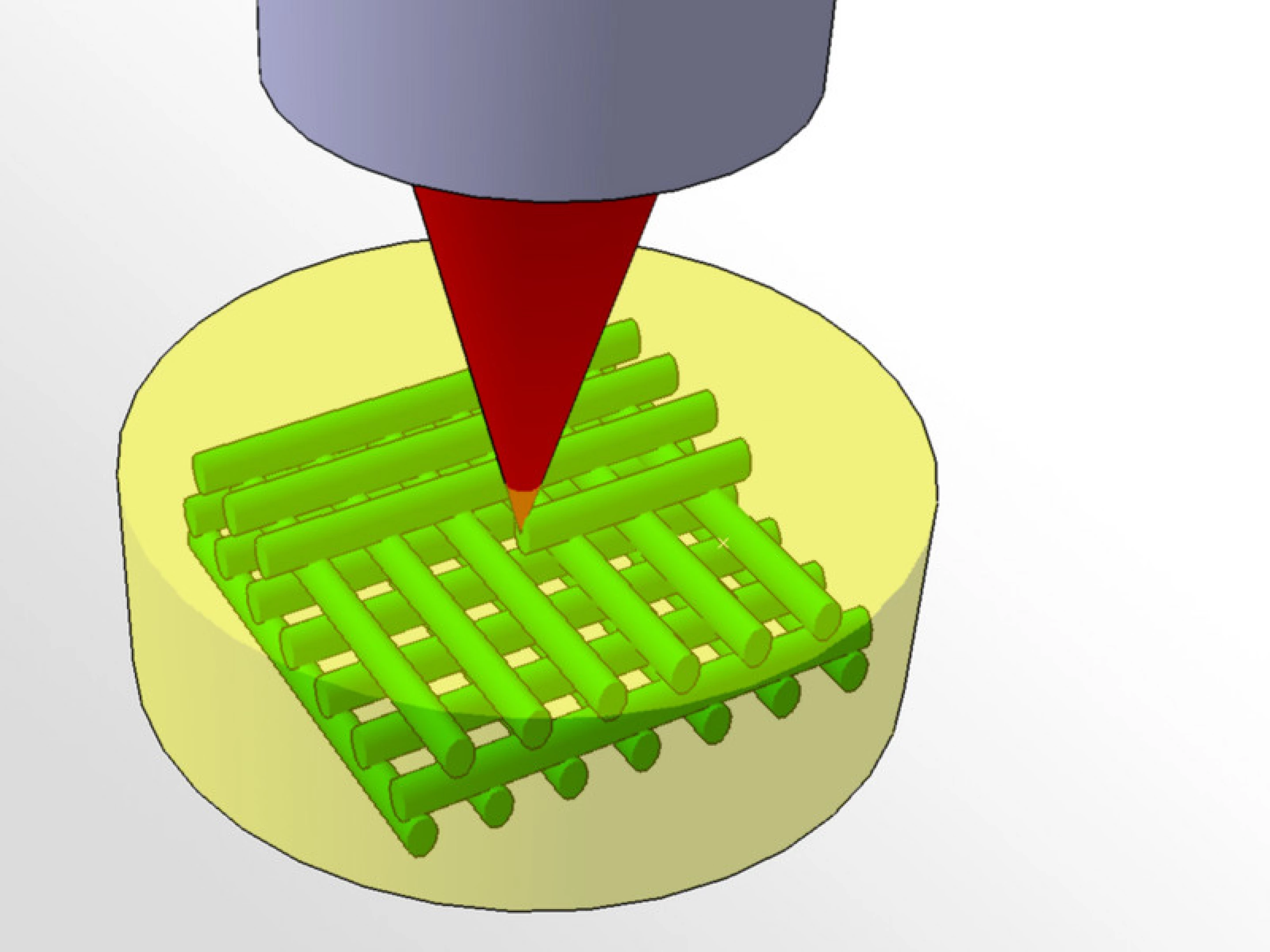 3-D printing on the micrometer scale