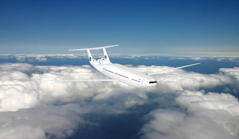Double bubble aircraft design would use 70 percent less fuel