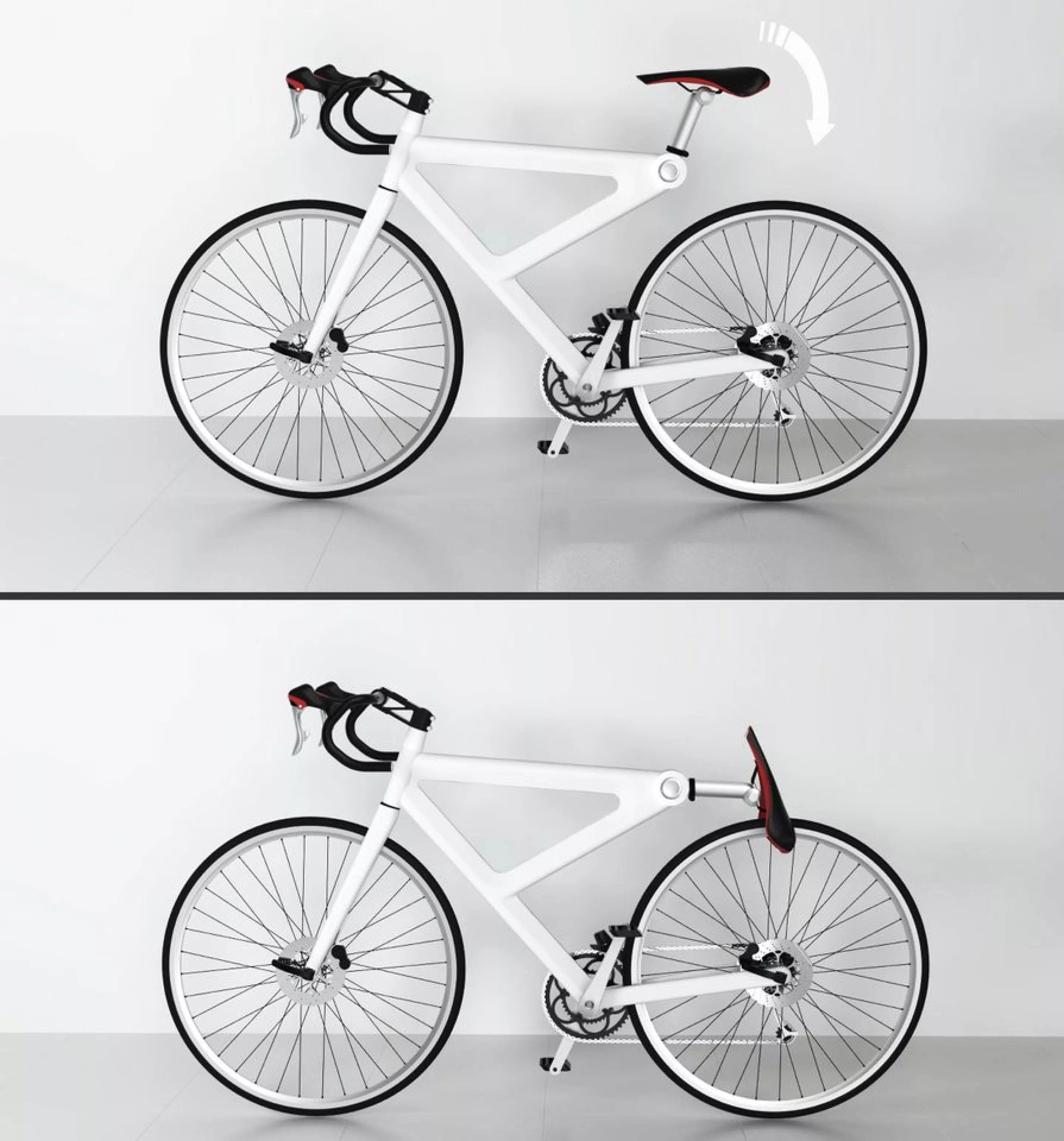 Saddle Lock provides built-in bicycle security