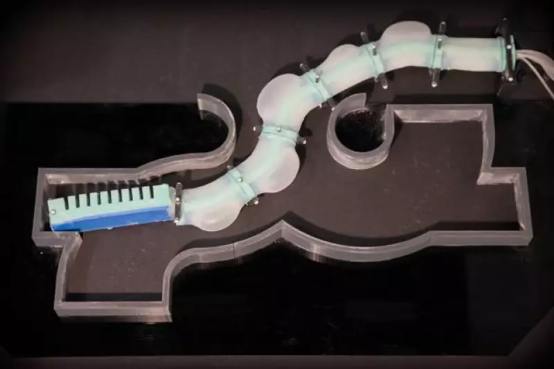 MIT demonstrates slithering rubber robot