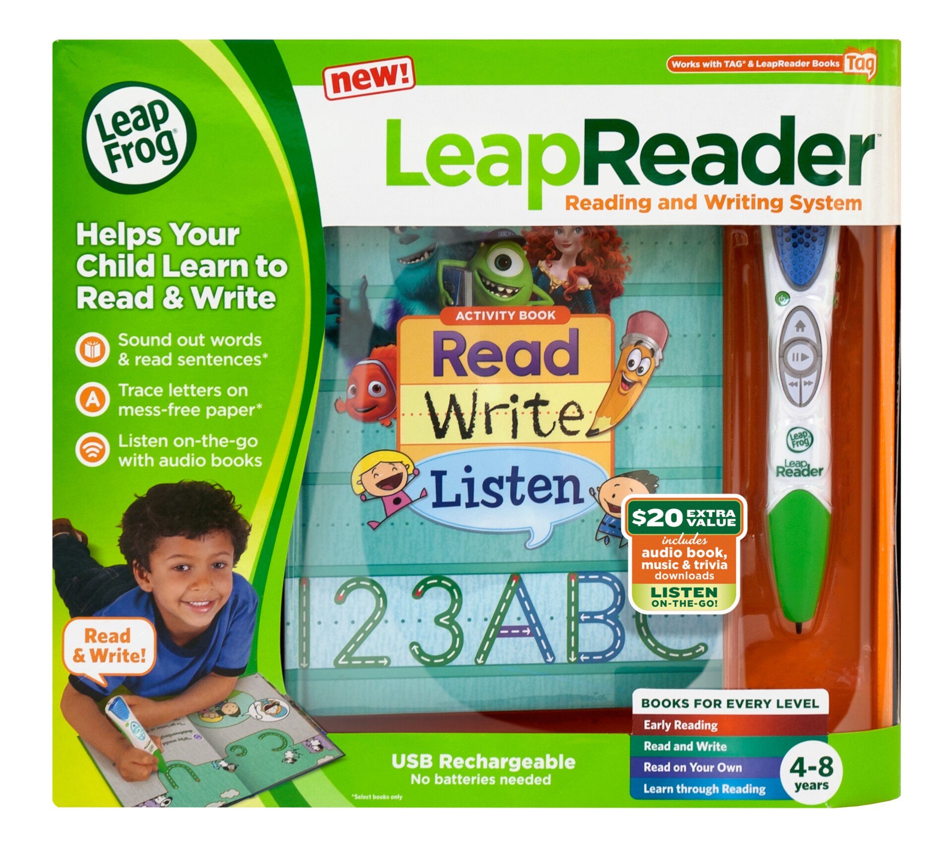 LeapReader pen helps teach kids to read and write