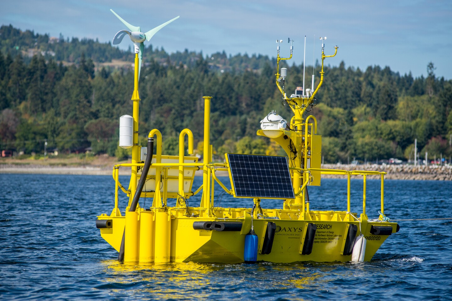 Advanced offshore buoys help study wind energy potential