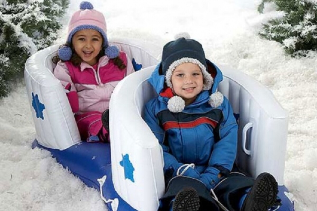 Twice the fun: Cozy Cruiser Double Baby Sled