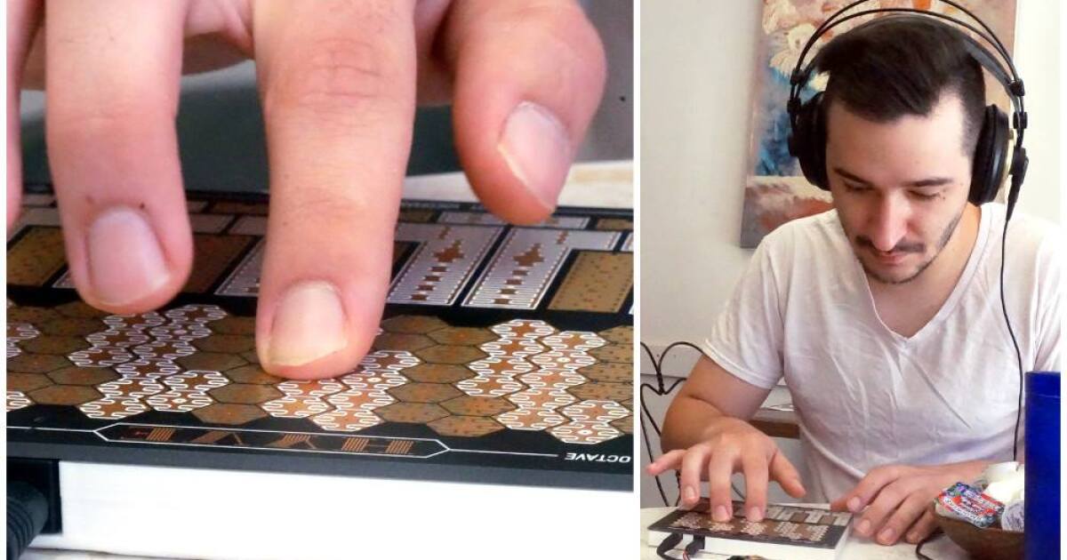 Cute polyphonic touch synth designed for creative fun