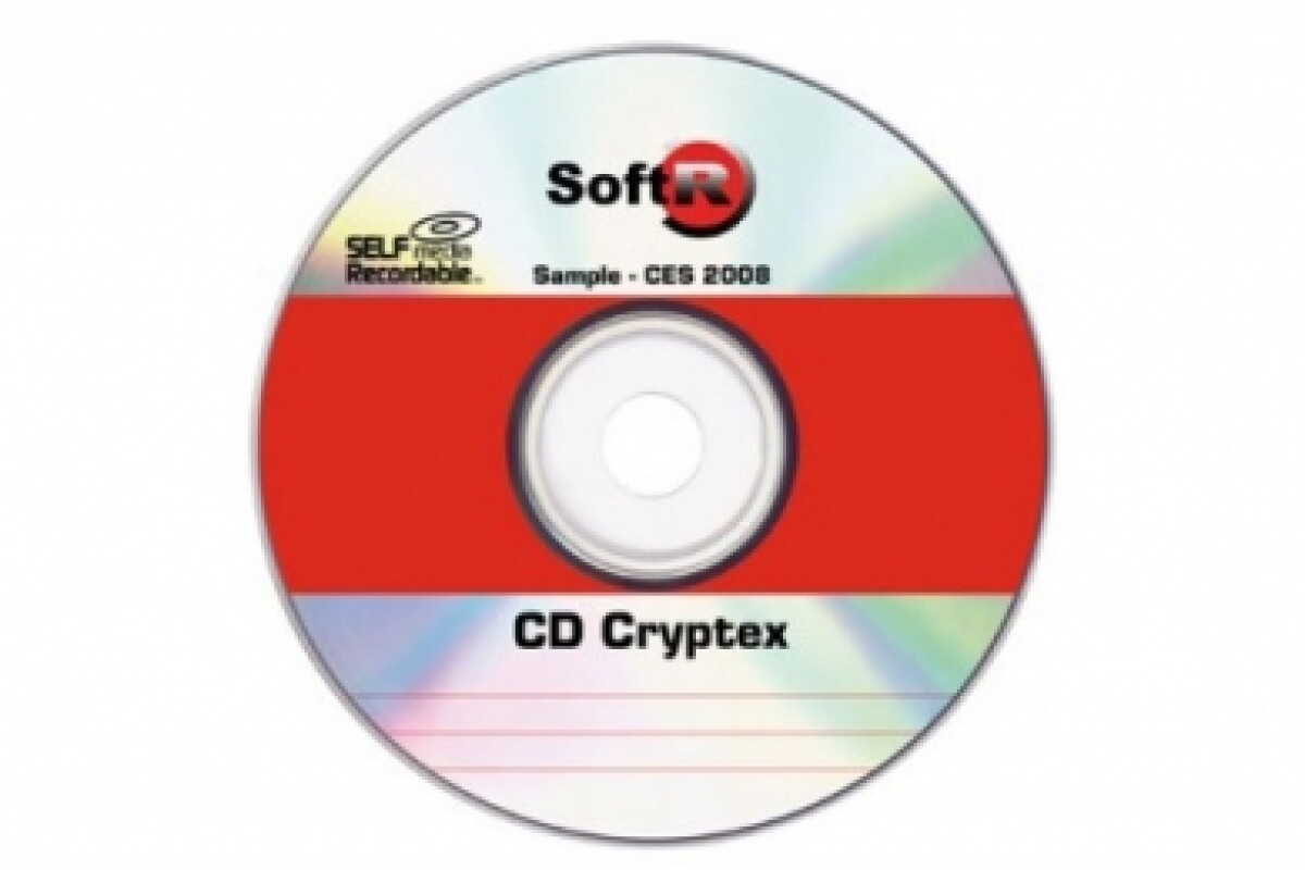 CDSoft-R Cryptex: self-recorable media with automatic encryption