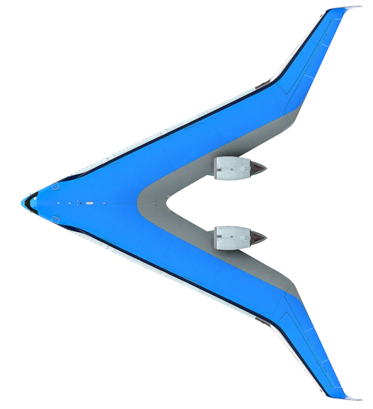 KLM and TU Delft eye sustainable aviation future with V-shaped flyer