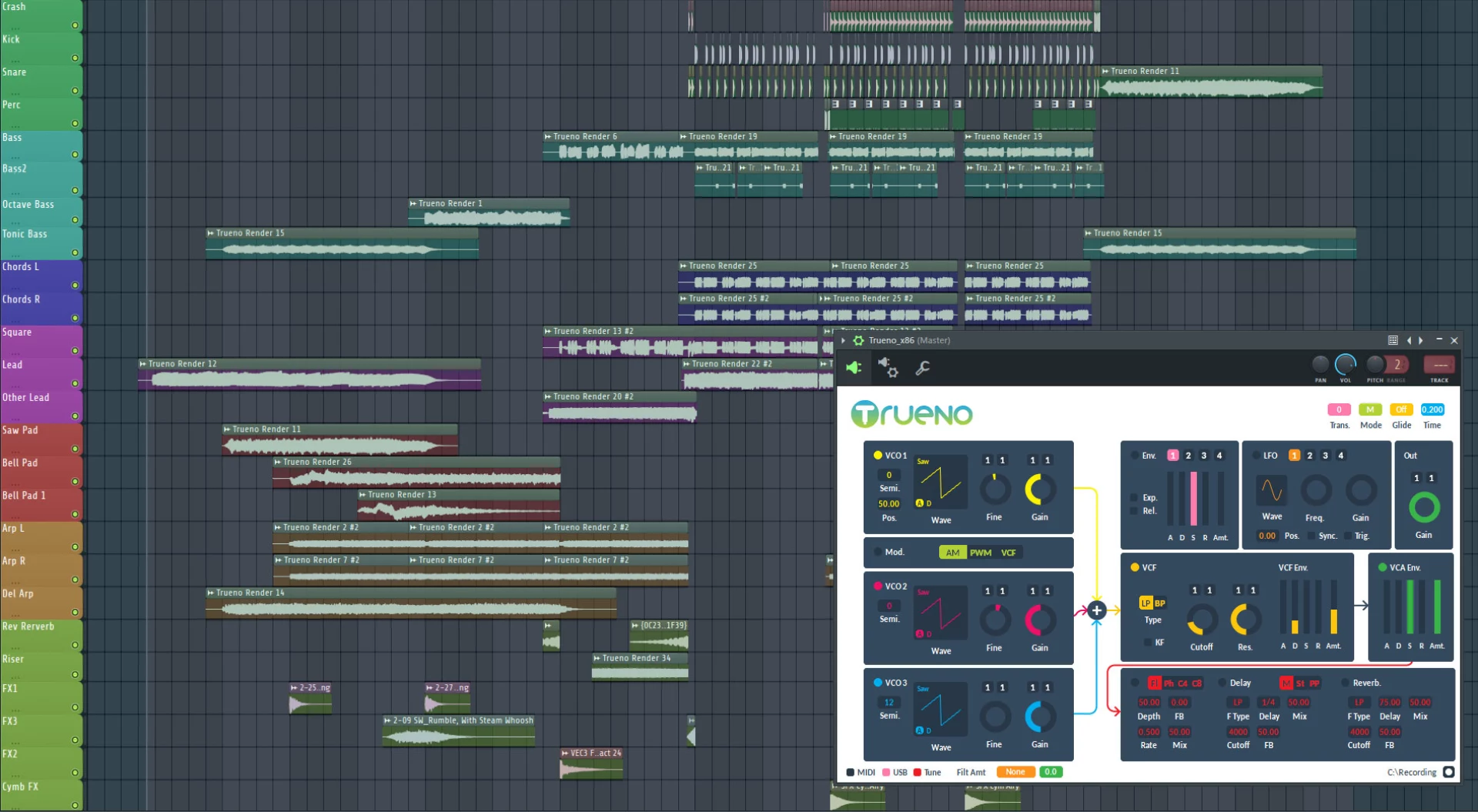 Analog synth crammed inside a USB stick