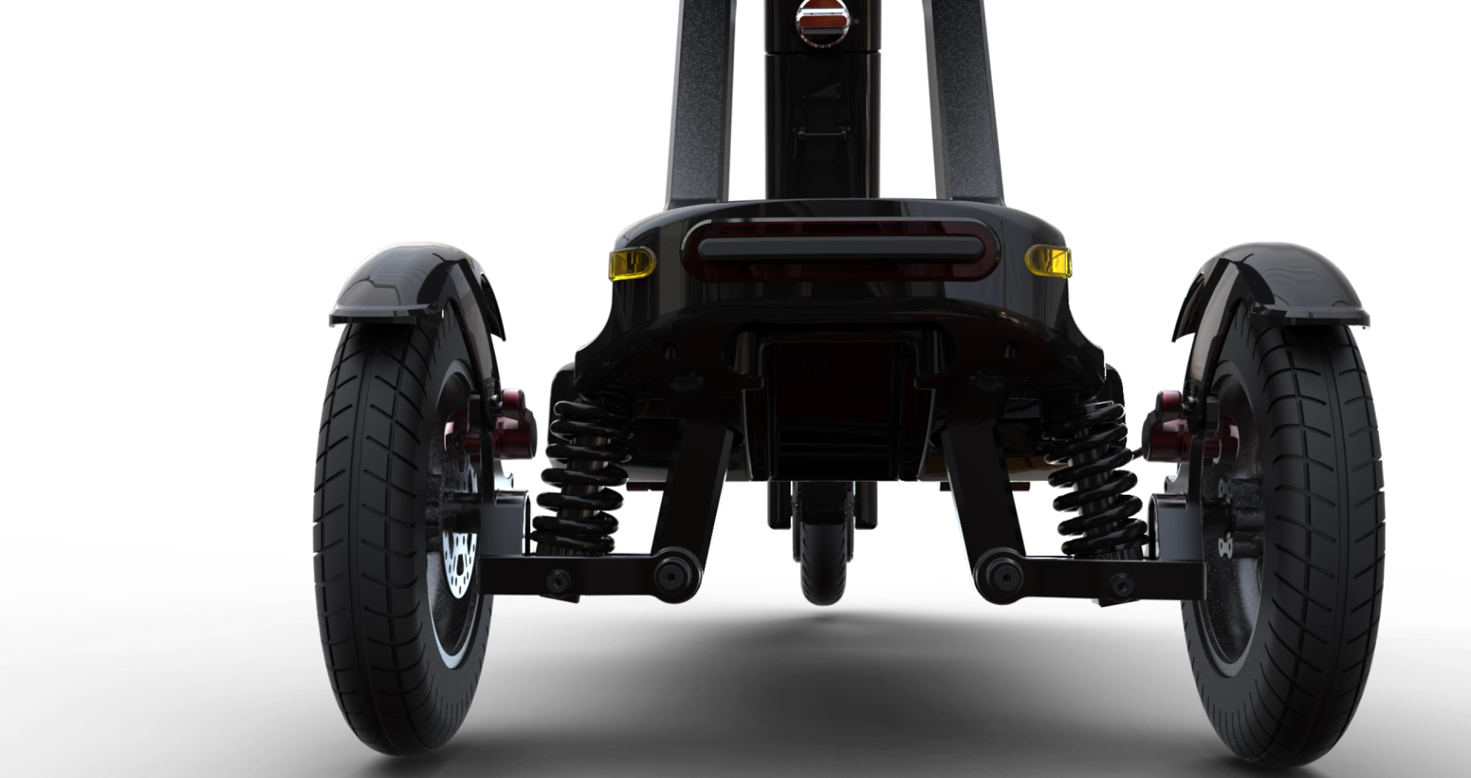 Relync folding, sit-atop three-wheel smart scooter eats up city miles