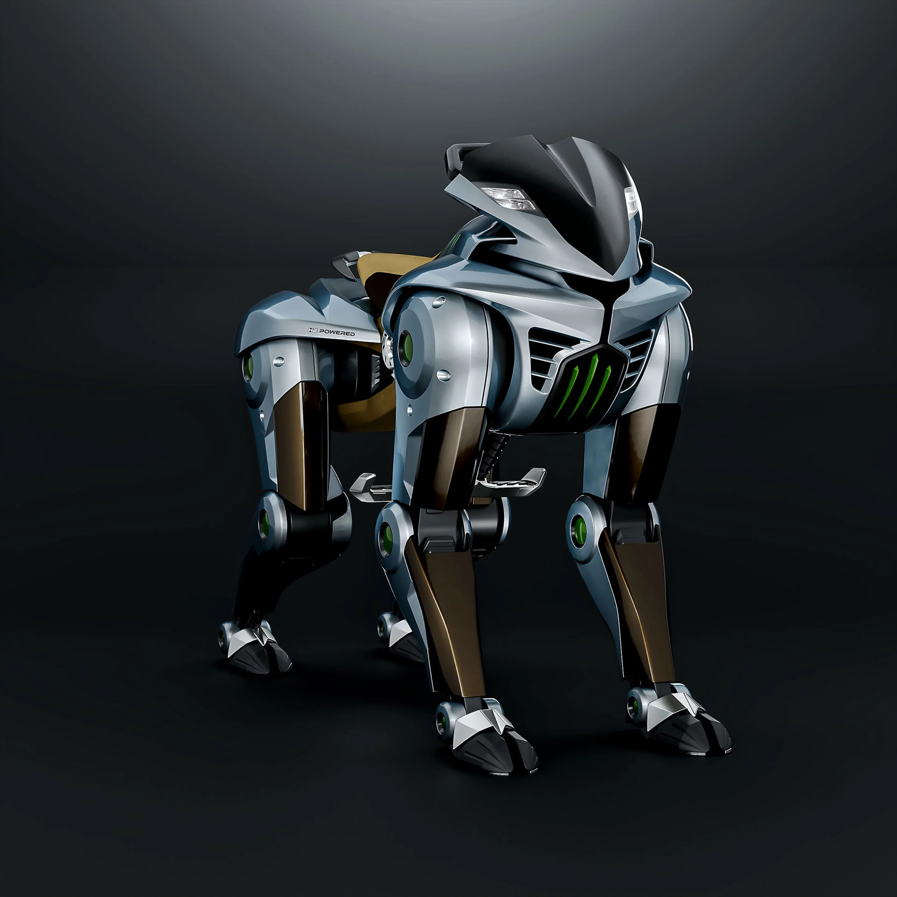 Kawasaki unveils corleo, a hydrogen powered robot horse concept