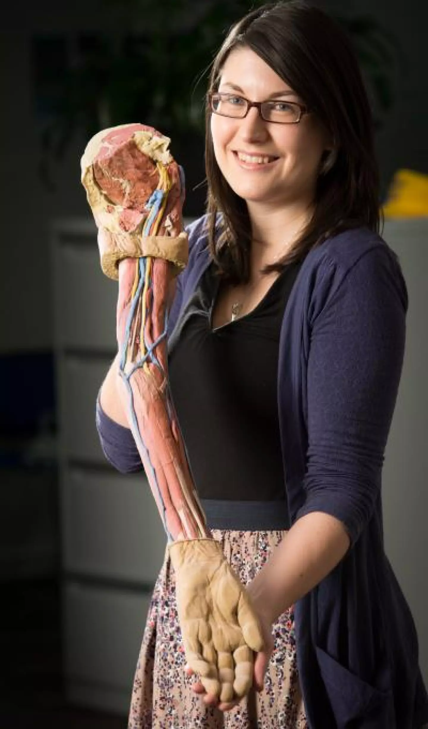 3D-printed body parts designed for teaching anatomy