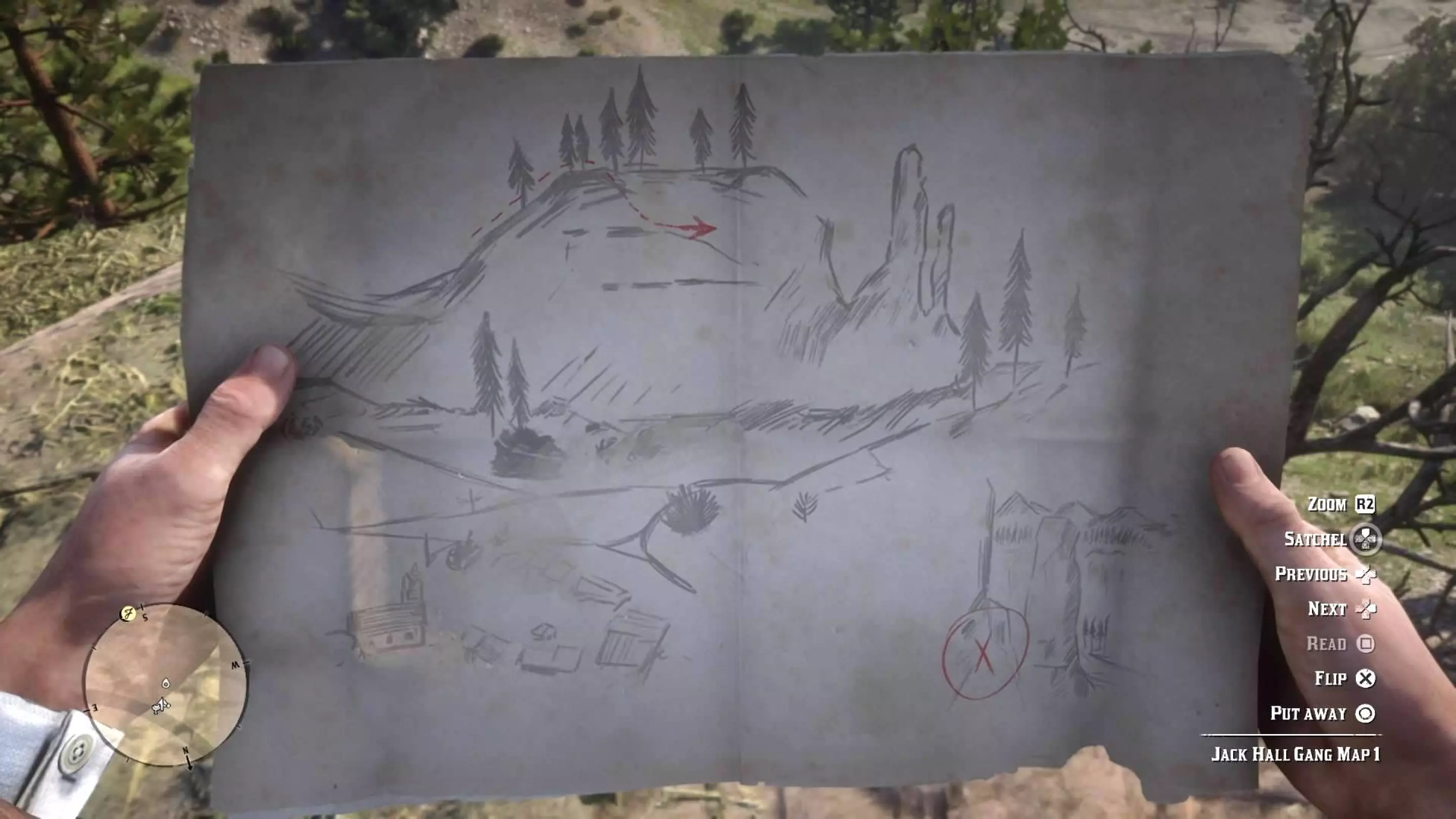 How to find the Jack Hall Gang treasure in Red Dead Redemption 2