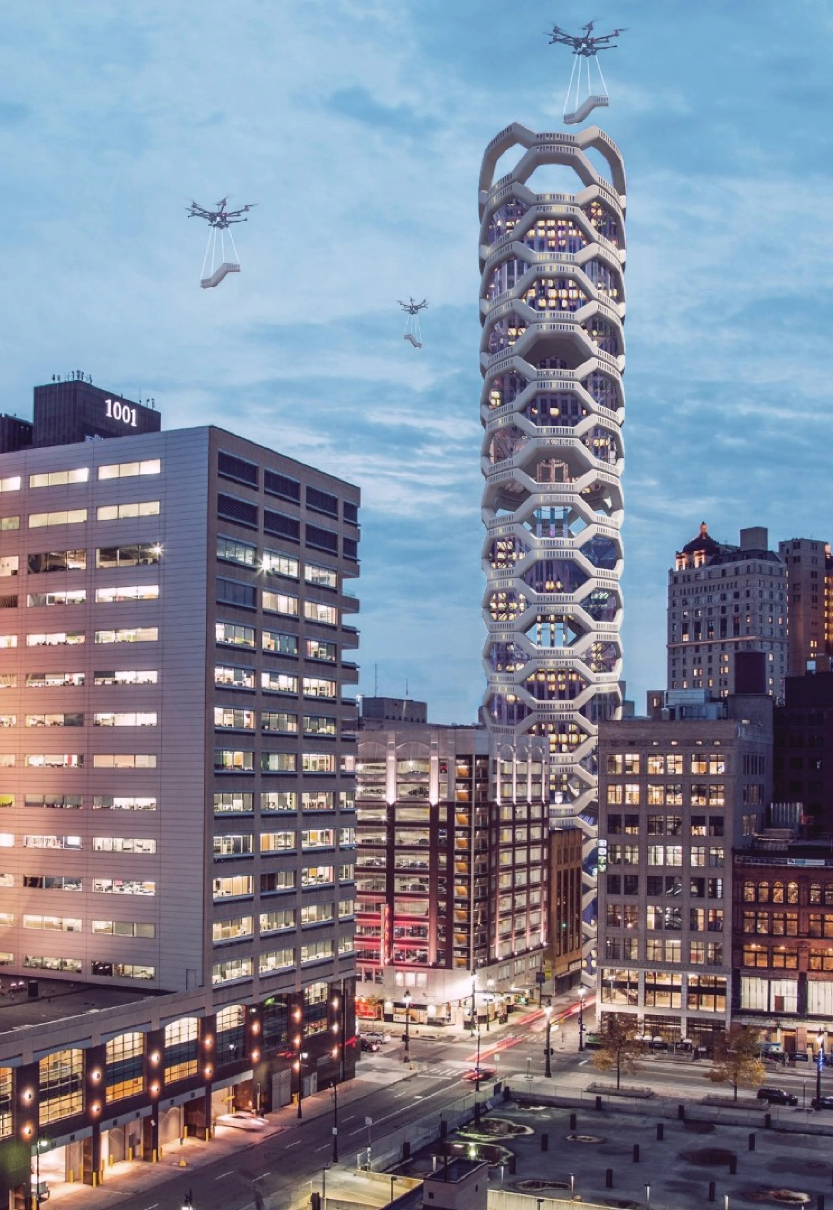 Accordion-style unfolding tower takes out eVolo's 2018 Skyscraper ...