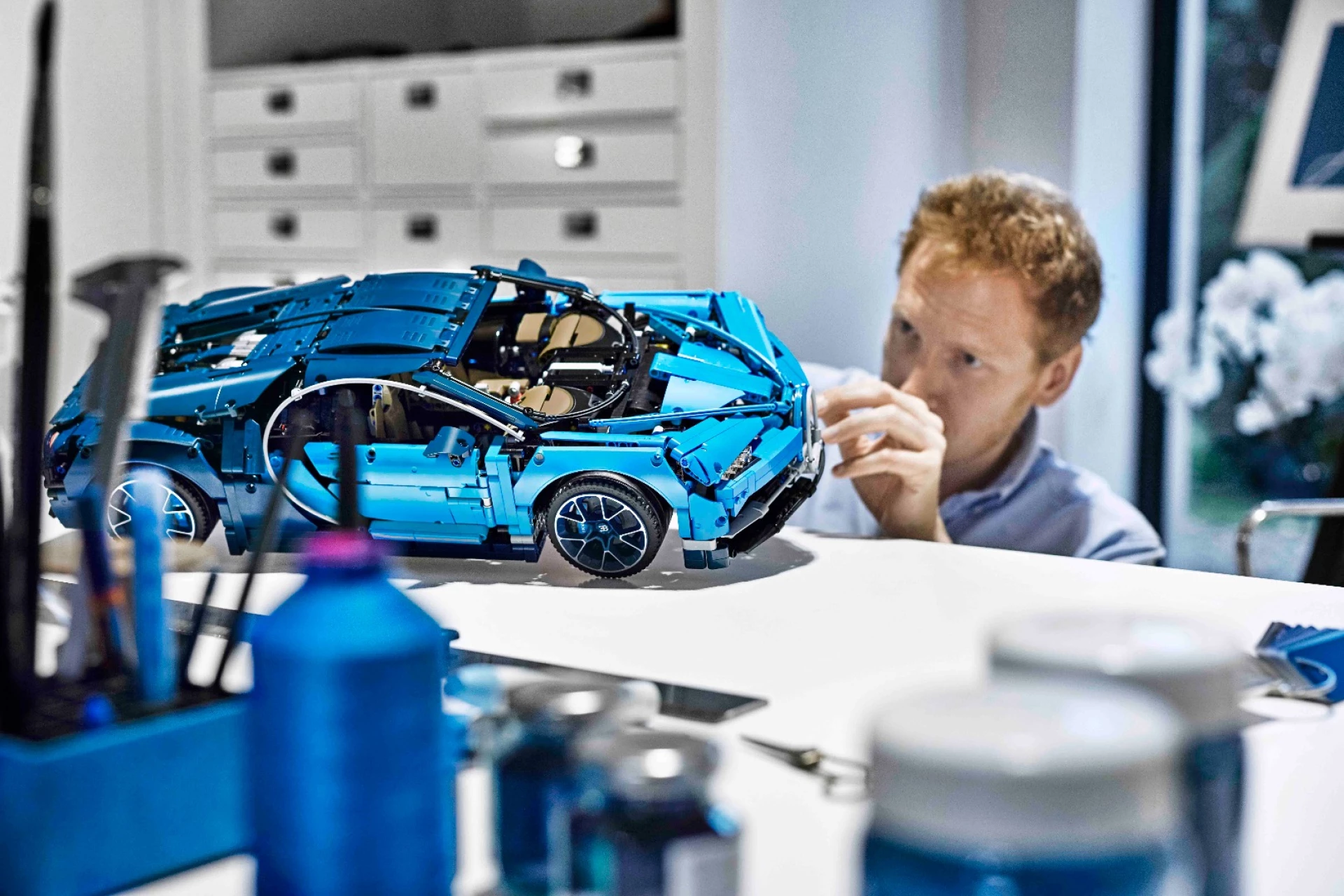 Lego Technic puts together exquisite, 3,599-piece Bugatti Chiron model