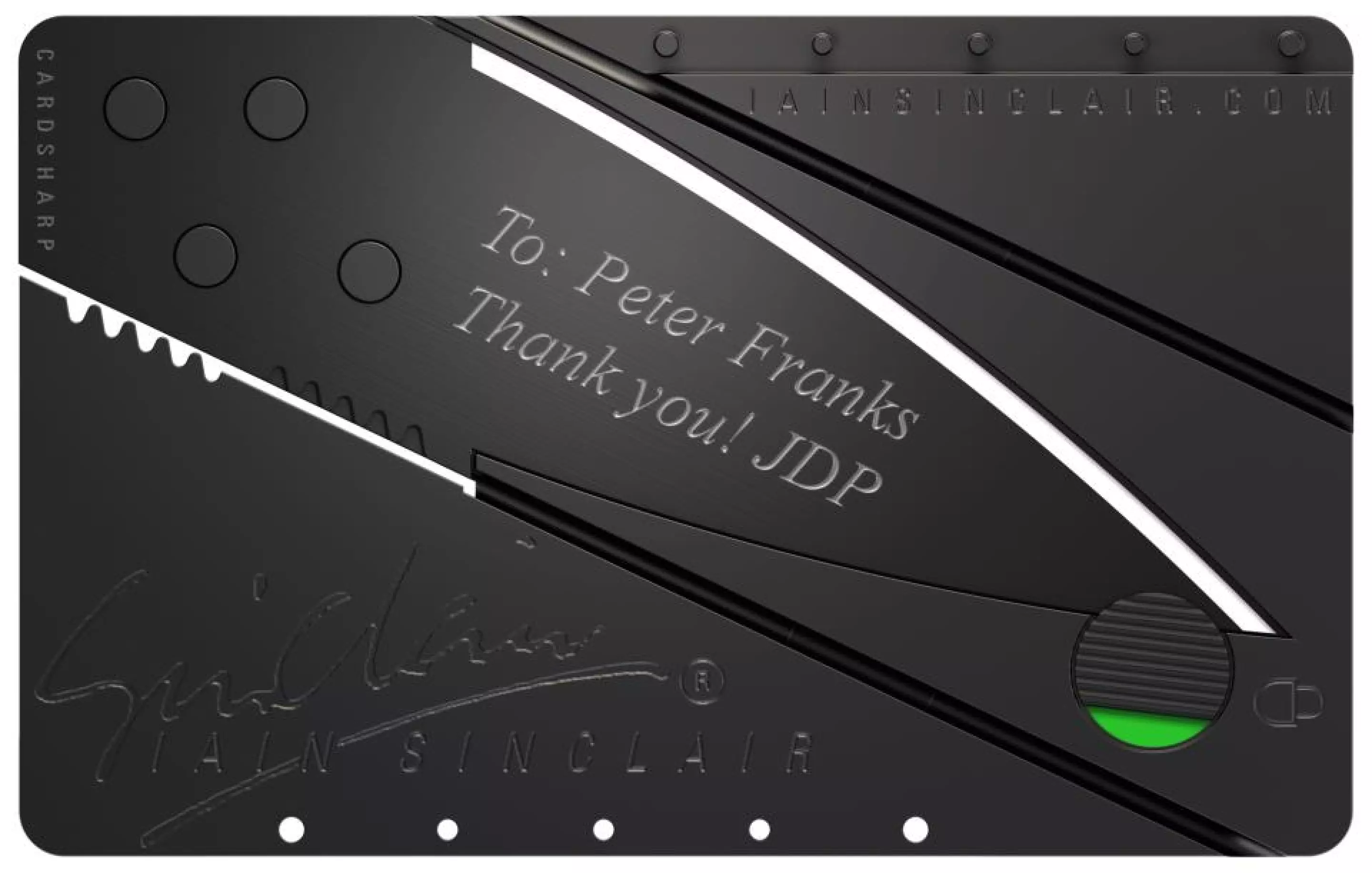 Cardsharp 2 packs a razor in a credit card package