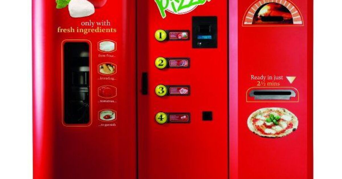 Pizza-making vending machines on their way to the U.S.