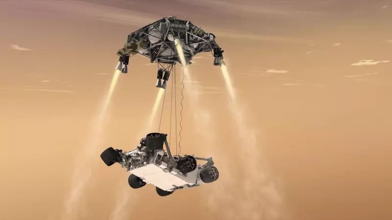 NASA tests Mars 2020 rover descent stage separation