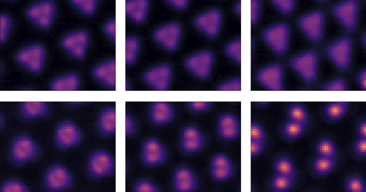 First images of electrons forming strange solid crystals