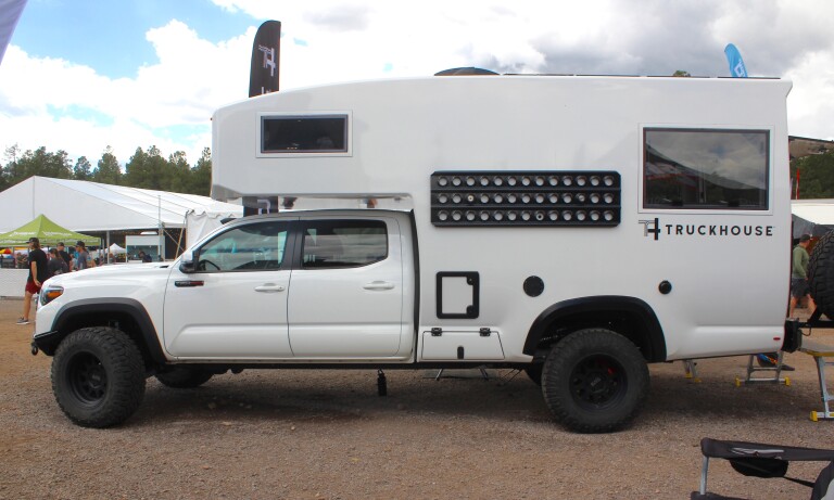 TruckHouse carbon camper makes Ram HD pickup an off-grid prospector RV