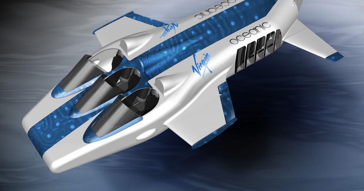 Necker Nymph: underwater flying becomes Virgin territory