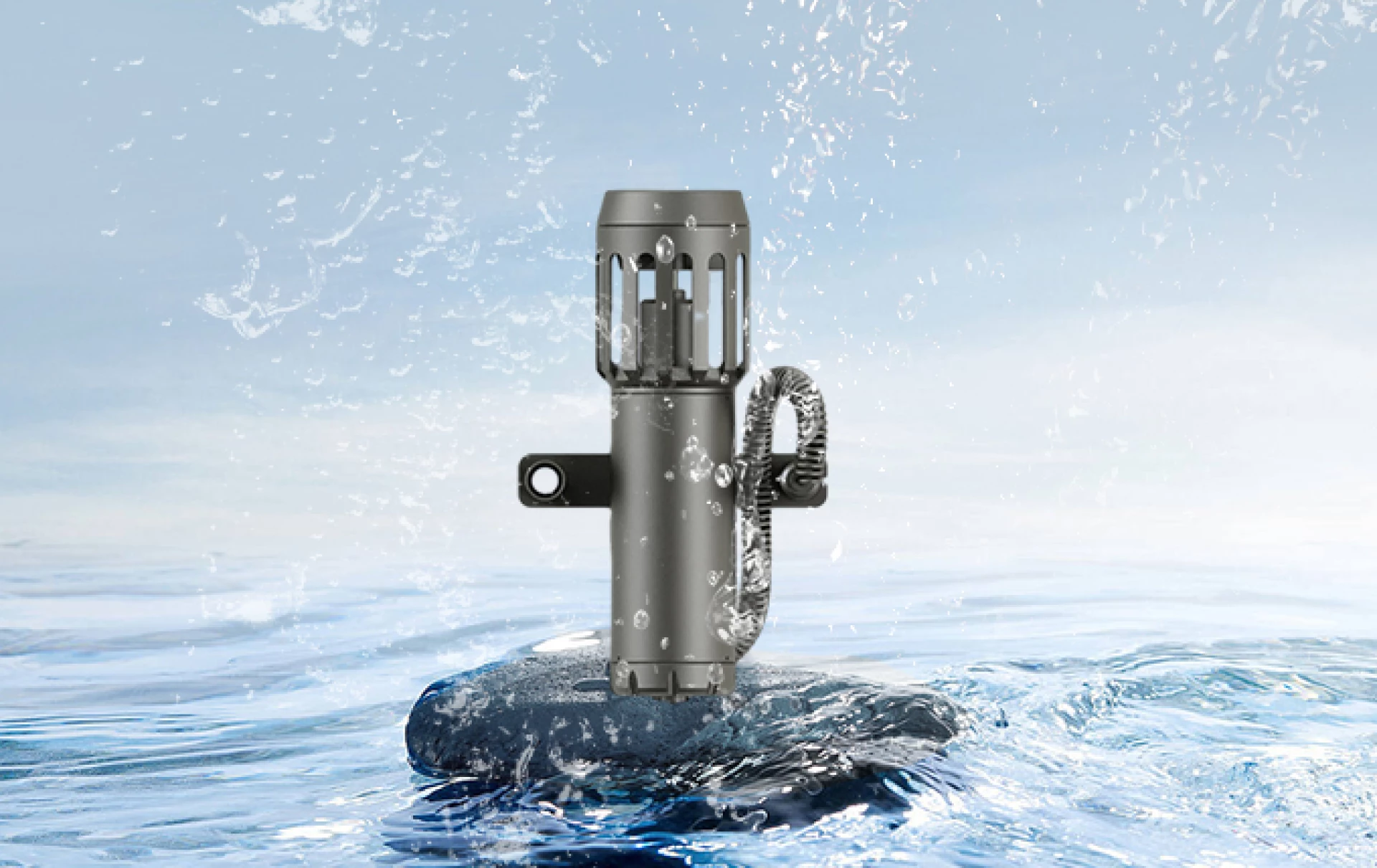 This compact underwater scooter can even power your kayak