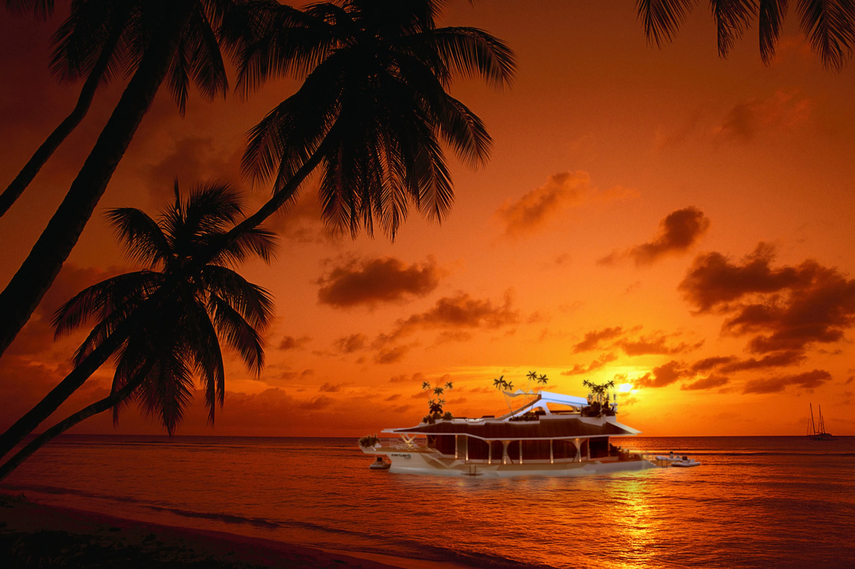 Orsos Island - the smallest personal floating island yet in a fast ...