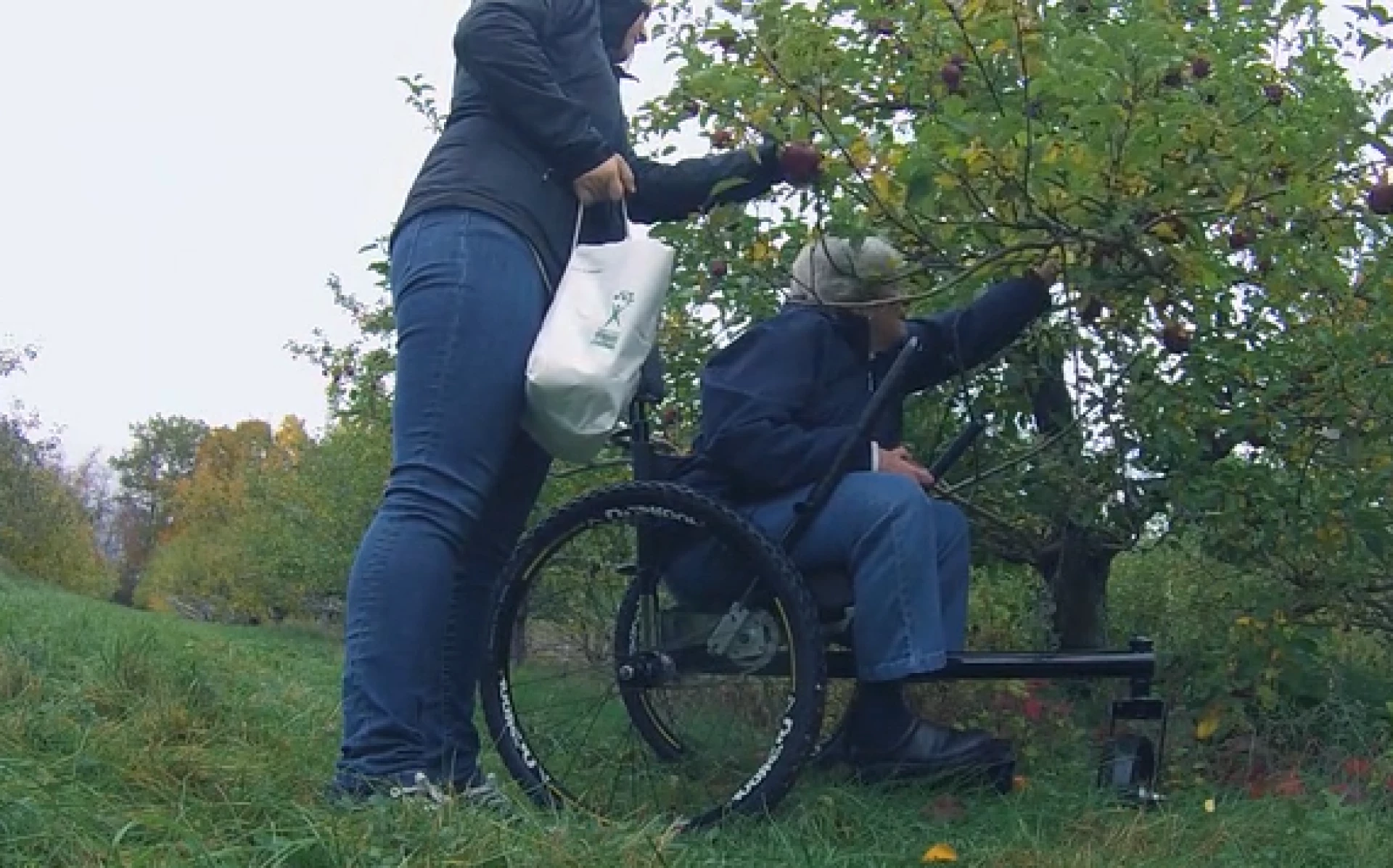 The GRIT Freedom Chair takes the wheelchair mountain biking