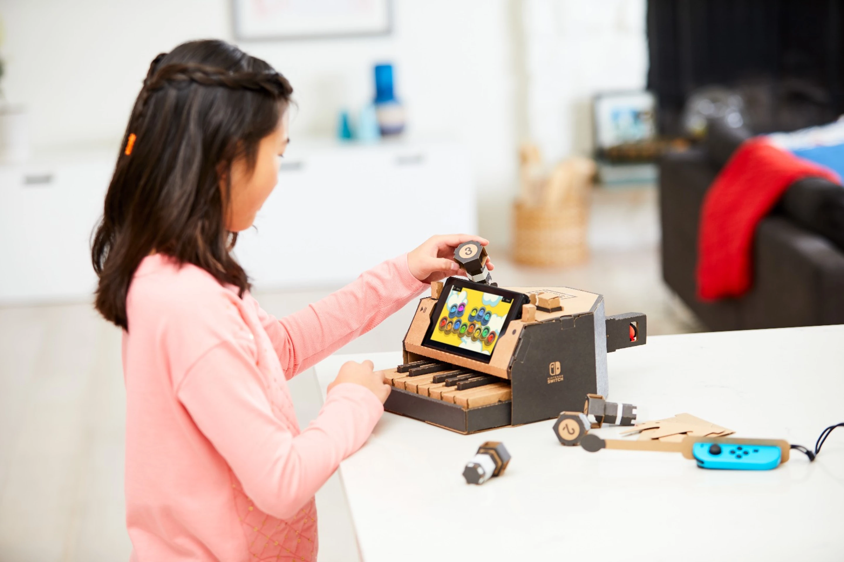 Wearable robot suit and piano among DIY kits for Nintendo Switch