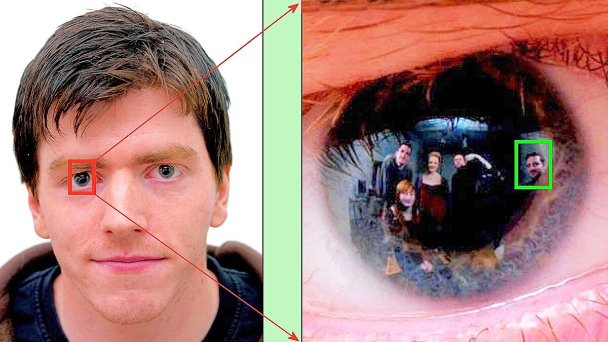 eye reflection photography