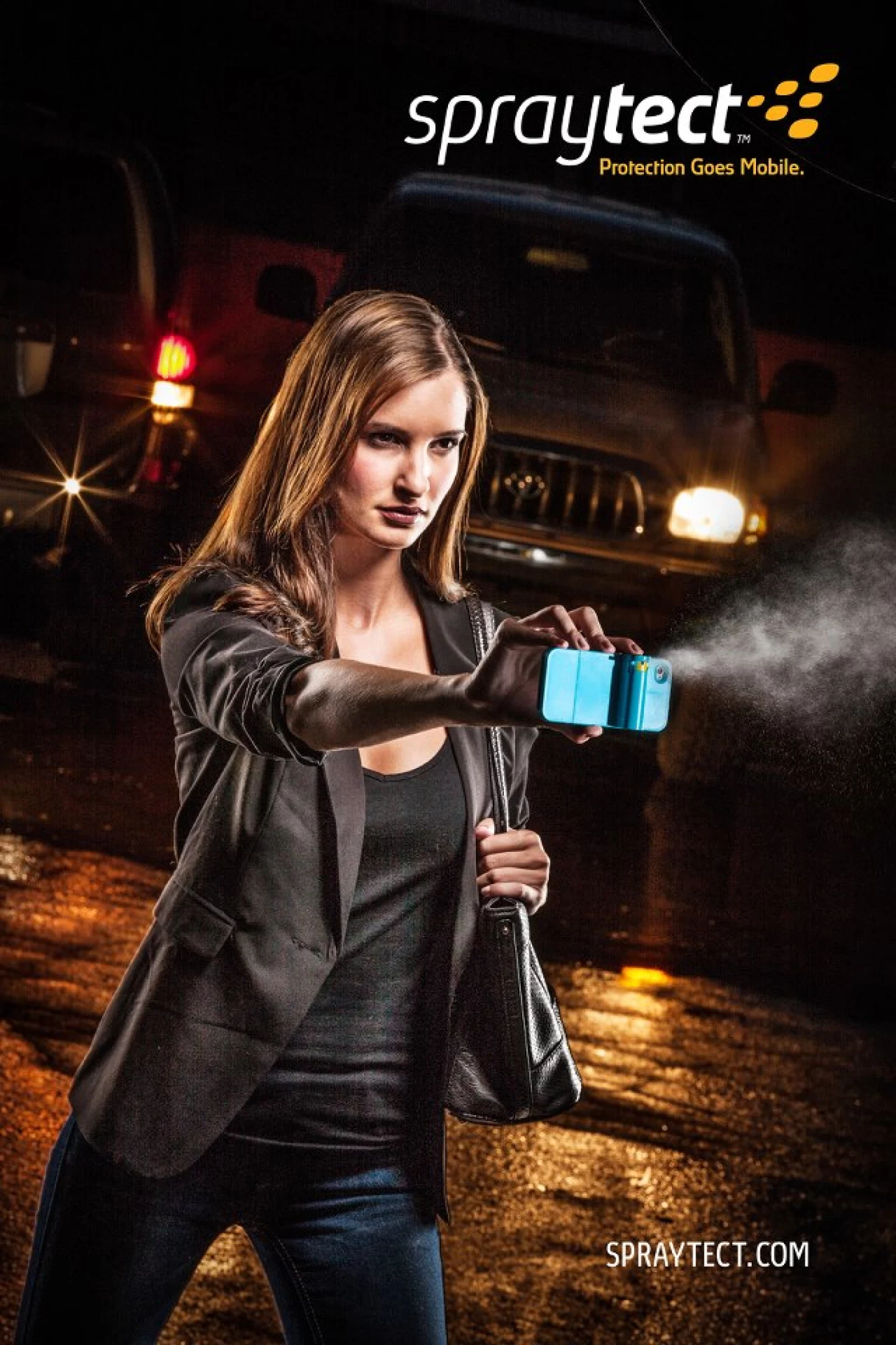 Spraytect smartphone case delivers a shot of pepper spray