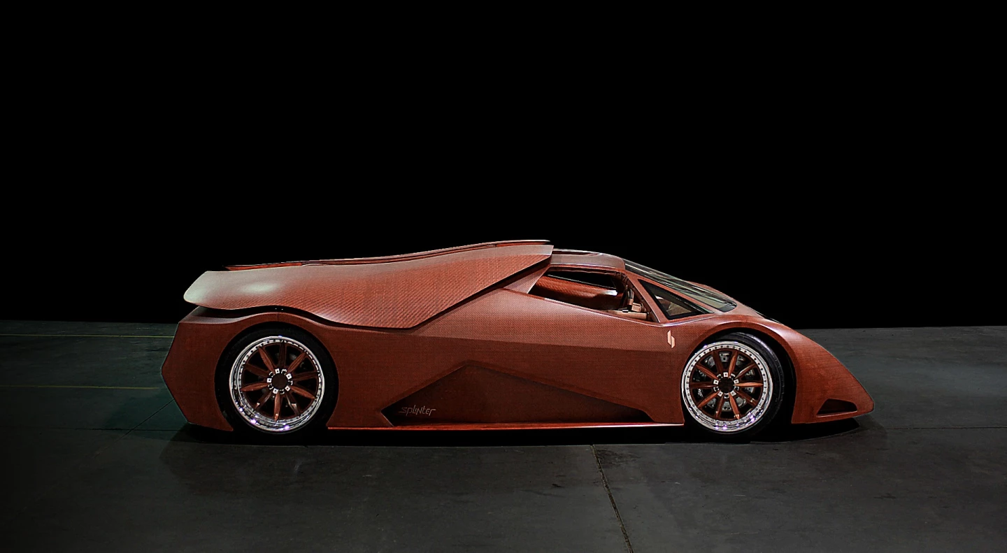 Splinter sprouts high-performance wooden sports car