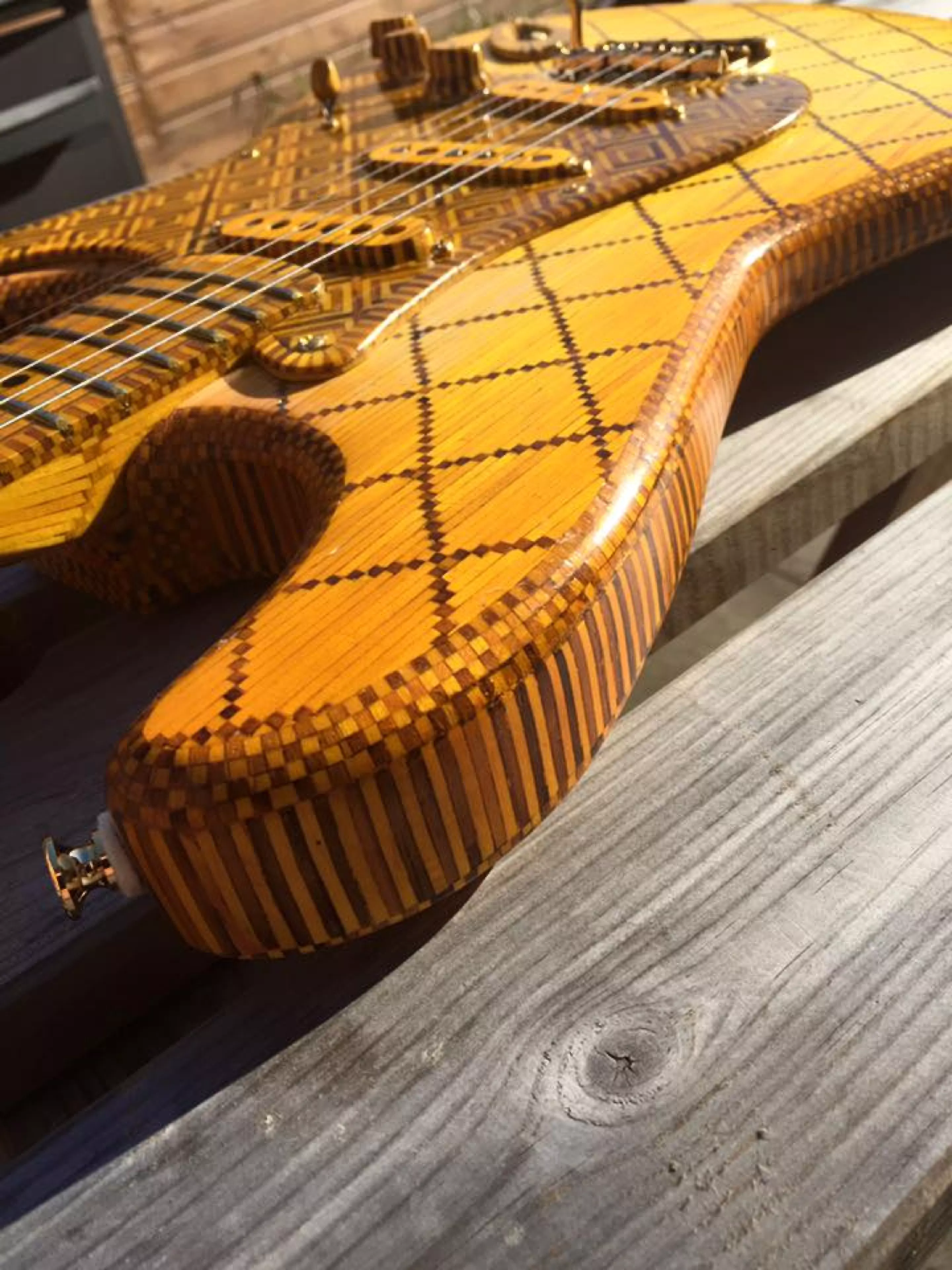 Matchstick guitar strikes the right chord