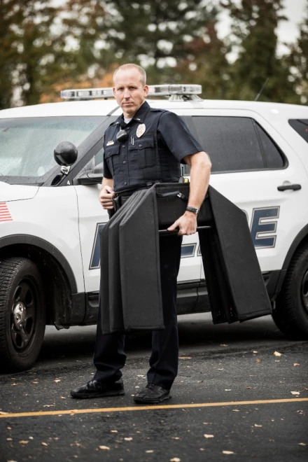 Origami-inspired bulletproof shield can stop a .44 Magnum