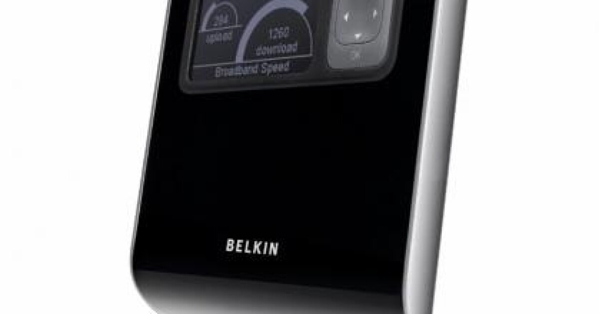 Belkin's N1 Vision wireless router - helping to flush out bandwidth hogs