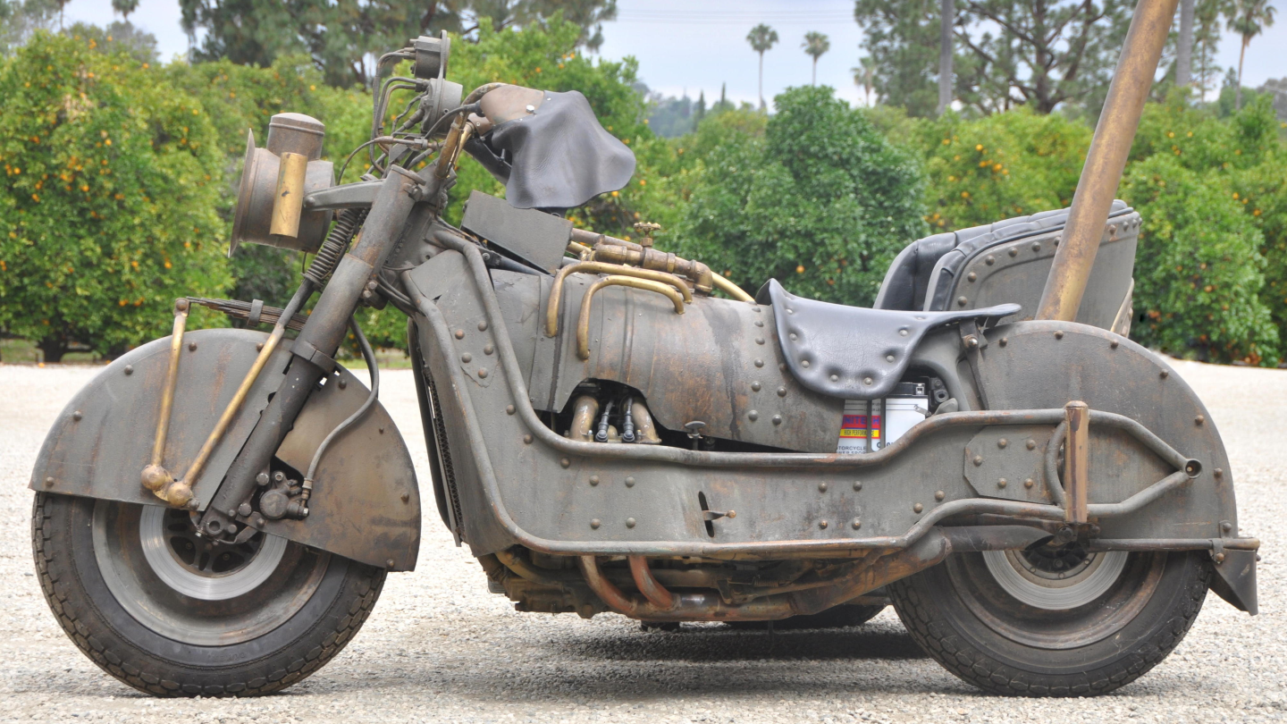 Steampunk meets Roman chariot in unique Honda Goldwing custom bike