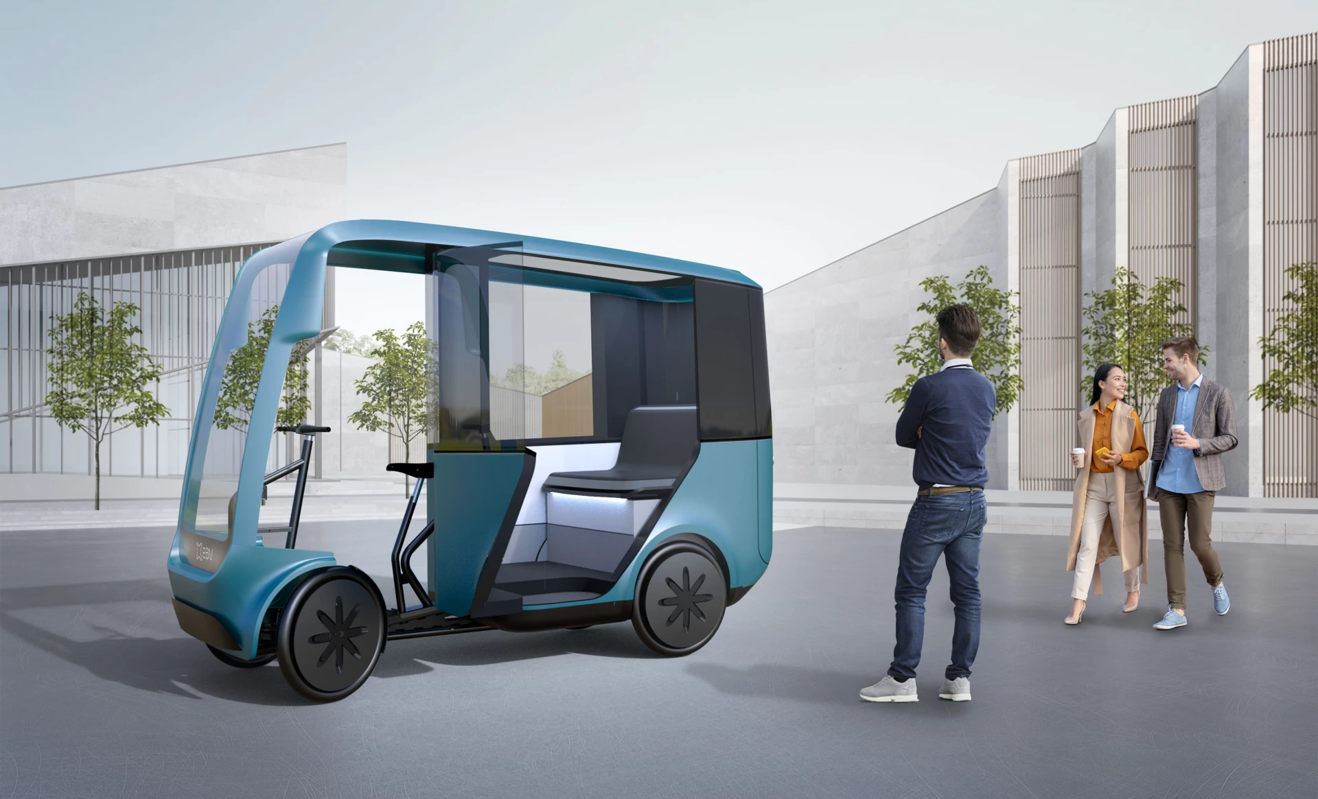 EAV's electric pedal-assist micro-taxi takes aim at urban congestion