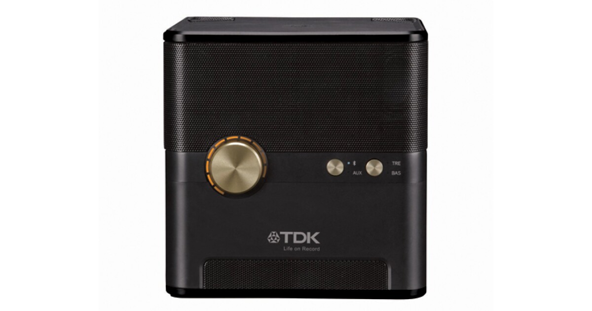 TDK bluetooth speaker wirelessly charges your phone