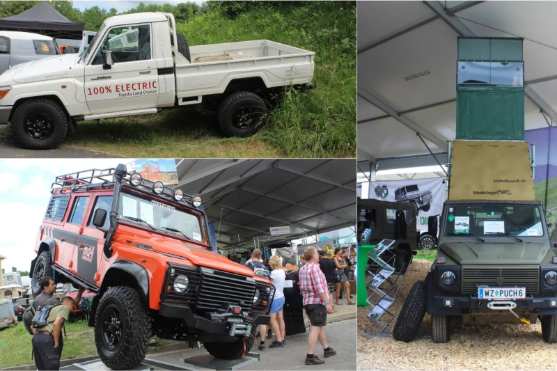Electric Land Cruisers, 3-story G-Wagens and more from Abenteuer & Allrad
