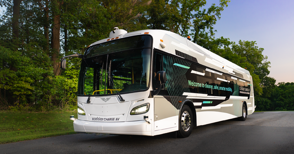 New Flyer launches North America's first Level 4 autonomous transit bus