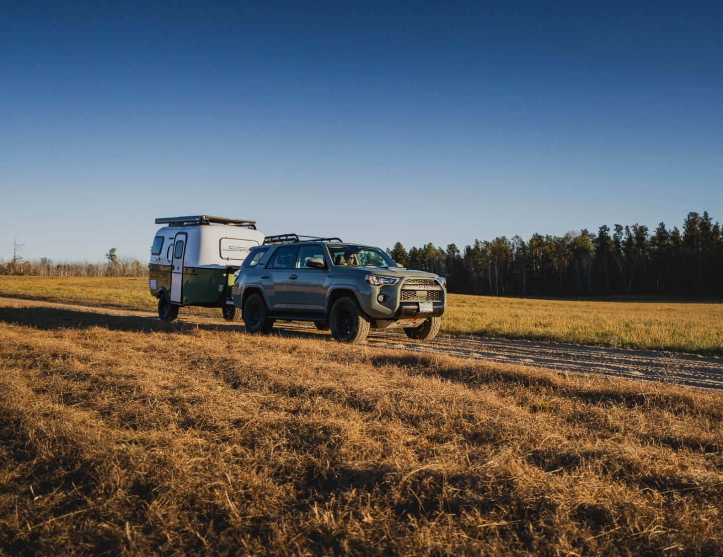 Classic meets modern: Scamp X off-road fiberglass egg camping trailer