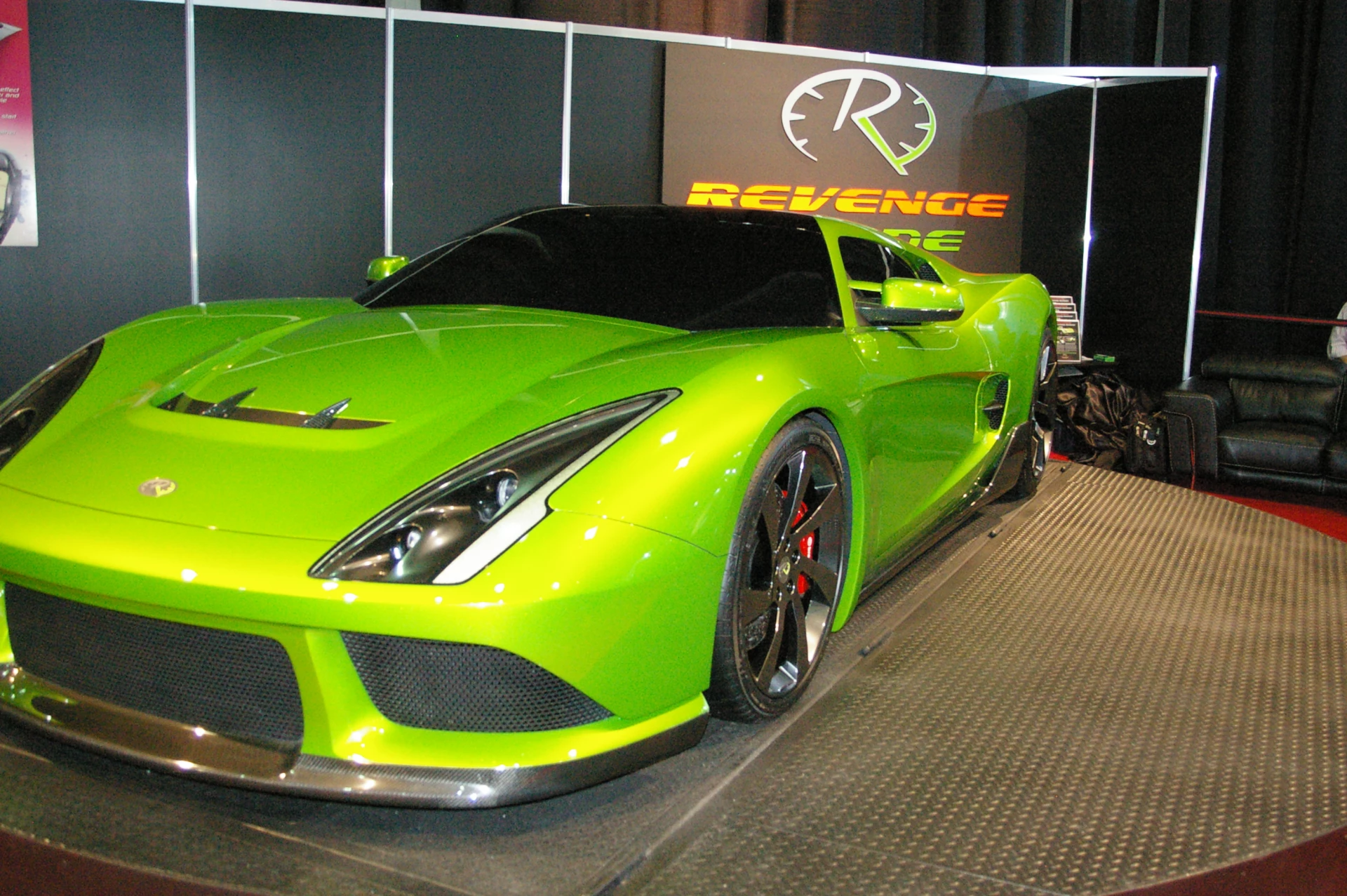 Revenge Verde supercar - not just green in color