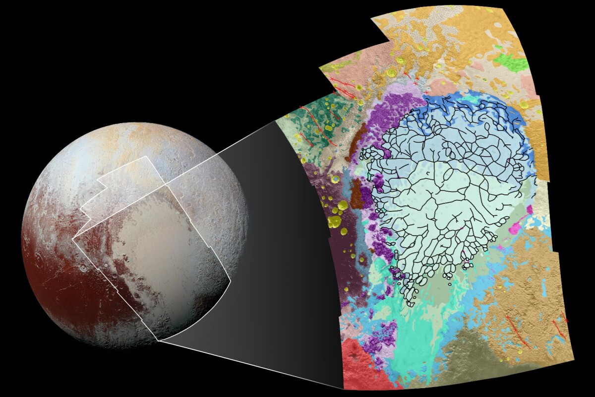 Geological map to shed light on Pluto's evolution