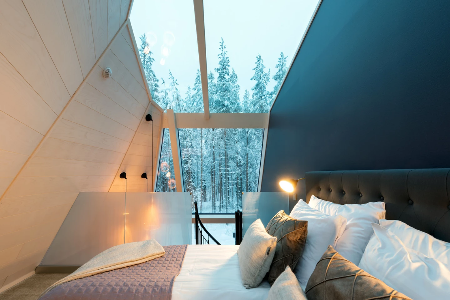 Glass Resort offers the best seat in the house for Northern Lights viewing