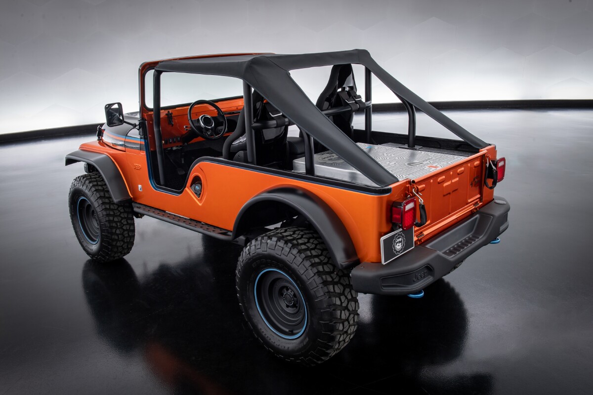 Jeep CJ Surge electromod predicts possible plug-and-play EV 4x4 kit