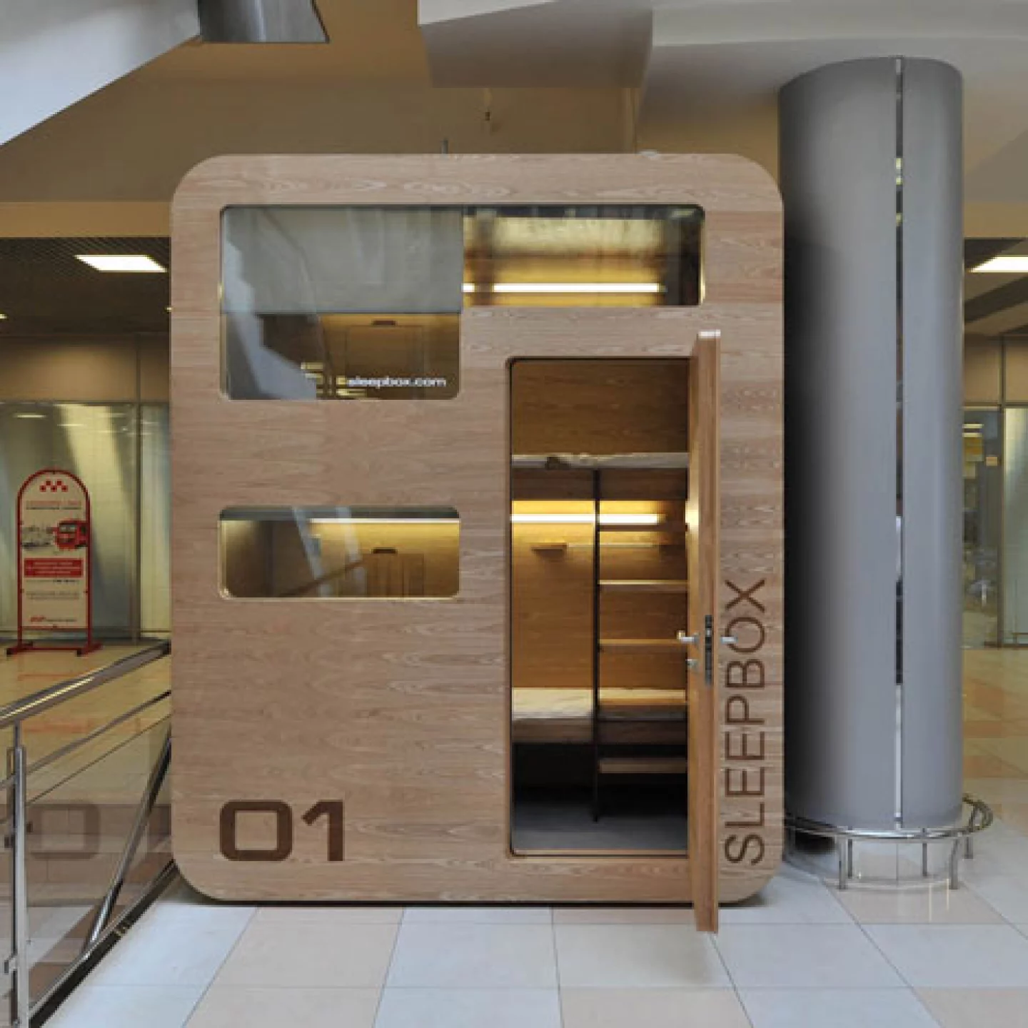 First airport installation of Arch Group's Sleepbox